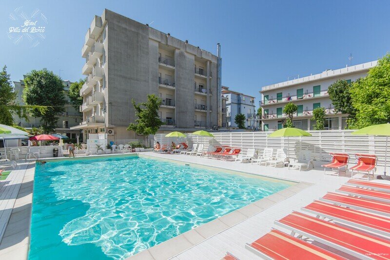 Otel Villa del Parco, Rimini, foto