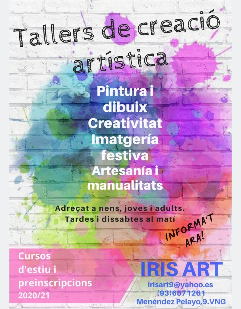 Hobi, elişi için ürünler Iris Art, Katalonya, foto