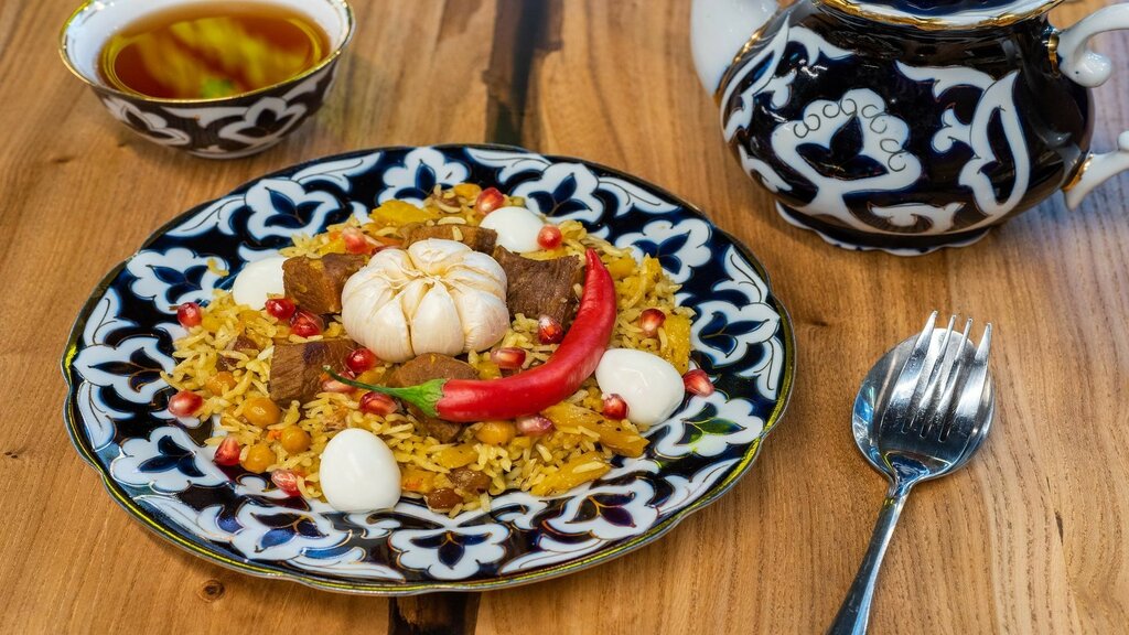 Kafe Samarkand chaikhana, Moskova, foto