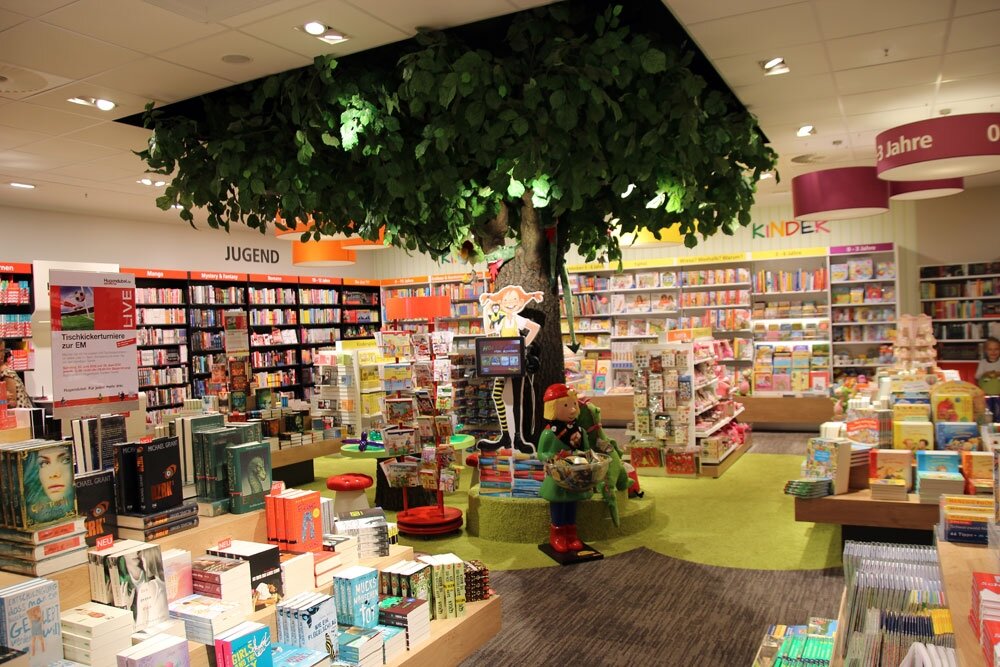 Kitap mağazaları Hugendubel, Nurnberg, foto