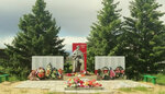 Погибшим воинам в Великой Отечественной войне (Lesnaya ulitsa No:20, selo Khabarikha), anıt, heykel  Komi'den