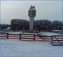 Воинам-землякам, погибшим на фронтах Великой Отечественной войны (Republic of Buryatia, Severo-Baykalskiy rayon, poselok Uoyan, Solnechnaya ulitsa), anıt, heykel  Buriatya'dan