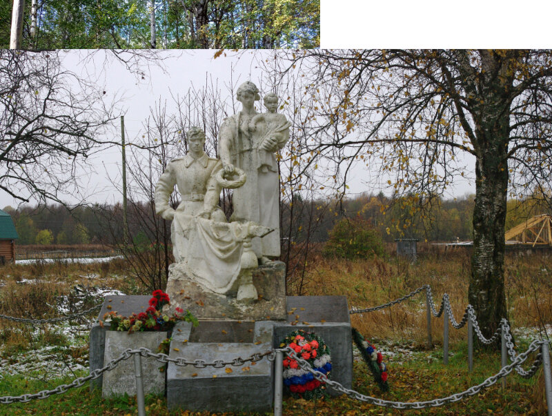 Anıt, heykel Братская могила воинов, погибших в годы Гражданской войны, Karelya, foto