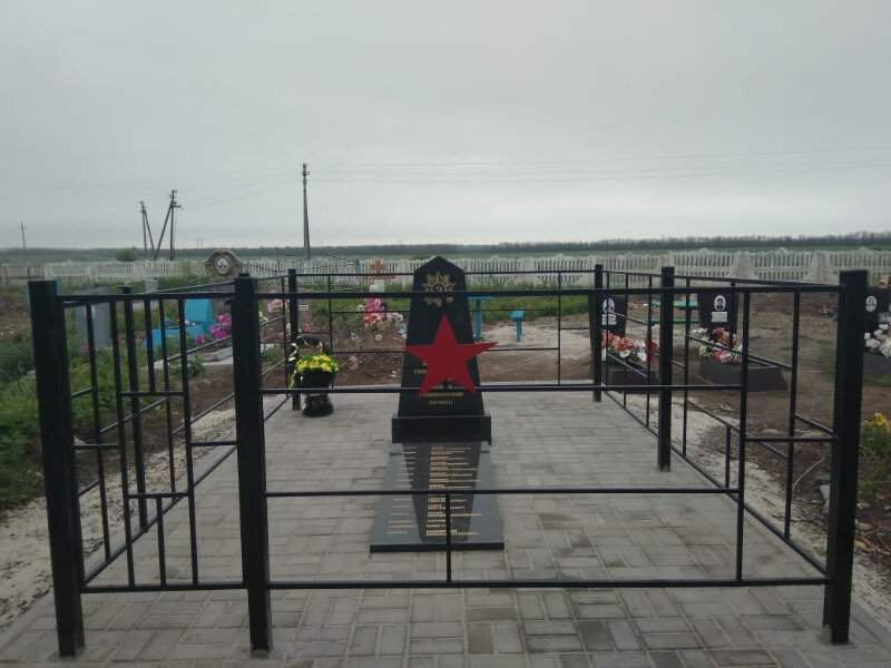 Anıt, heykel Братская могила № 3, Rostovskaya oblastı, foto