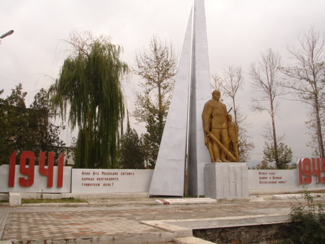 Anıt, heykel Участникам Великой Отечественной войны, , foto