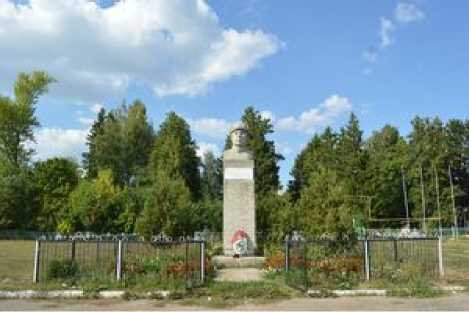 Anıt, heykel В.В. Васильев, Çuvaşya, foto