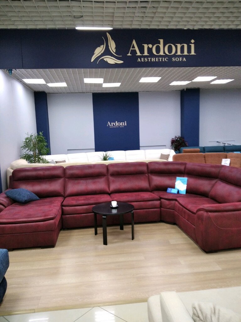 Koltuk takımı mağazaları Ardoni, Tiumen, foto
