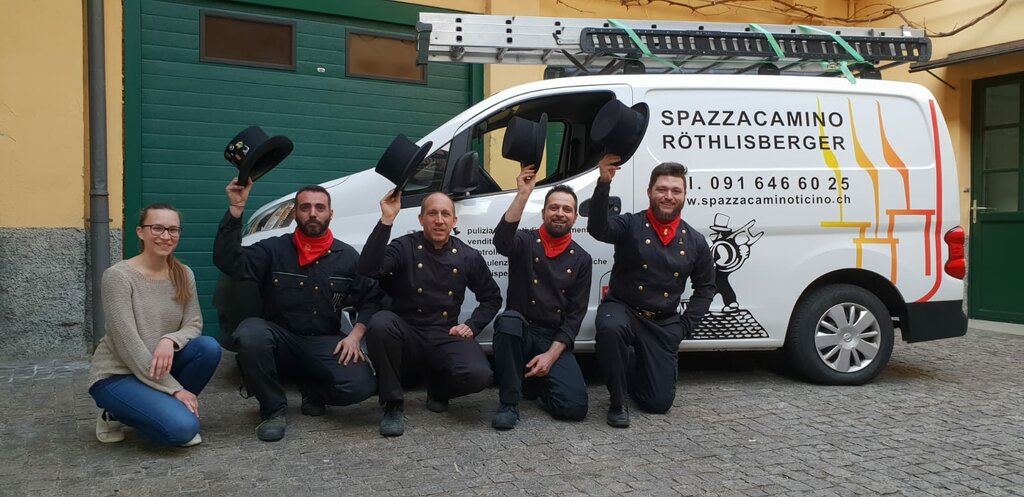 Baca temizliği hizmetleri Spazzacamino Röthlisberger Termoimpianti Sagl, Ticino, foto