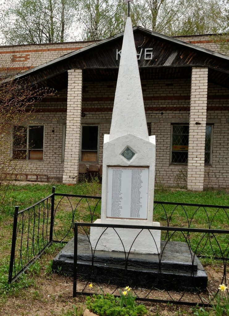 Anıt, heykel Обелиск славы, Yaroslavskaya oblastı, foto