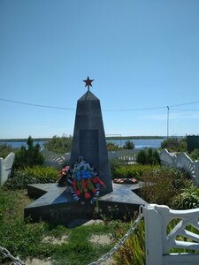 Воинам Великой Отечественной войны (Saratov Region, Voskresenskiy rayon, Yelshanskoye munitsipalnoye obrazovaniye, selo Usovka, Sovetskaya ulitsa), anıt, heykel  Saratovskaya oblastından