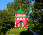 Chasovnya Ilii Proroka V Verkhnem Gribovo (Moscow Region, Pshkinskiy Urban District, derevnya Gribovo, derevnya Verkhneye Gribovo), şapel, haç anıtı  Moskova ve Moskovskaya oblastından