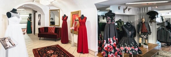 Giyim mağazası Neuböck Mode Hochzeit Tracht, Steiermark, foto