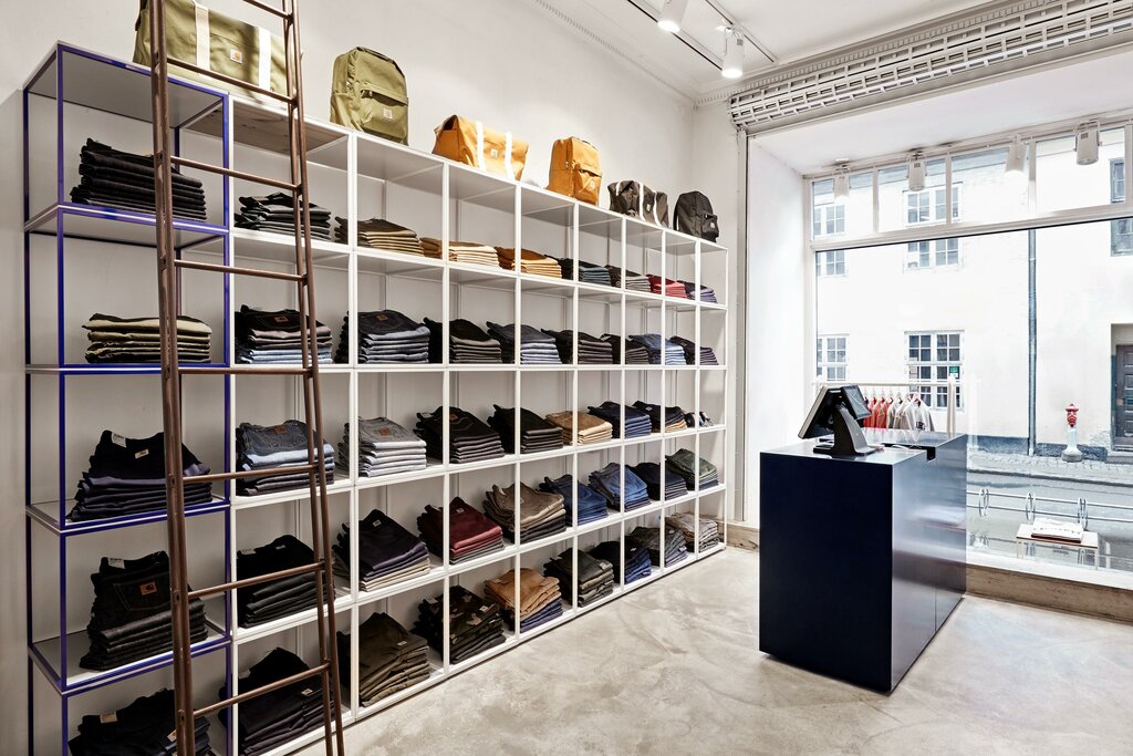 Giyim mağazası Carhartt Wip Store Copenhagen City, Kopenhag, foto