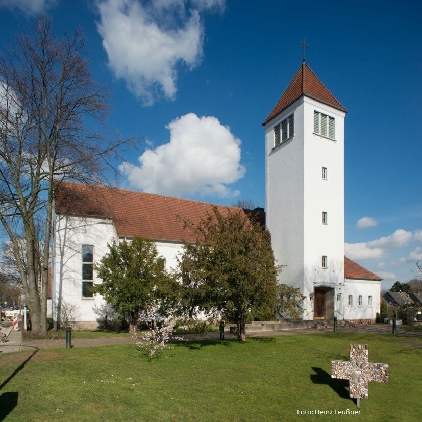 Dini dernekler Christuskirche - Ev. Kirchengemeinde Ahlen, Kuzey Ren‑Vestfalya, foto