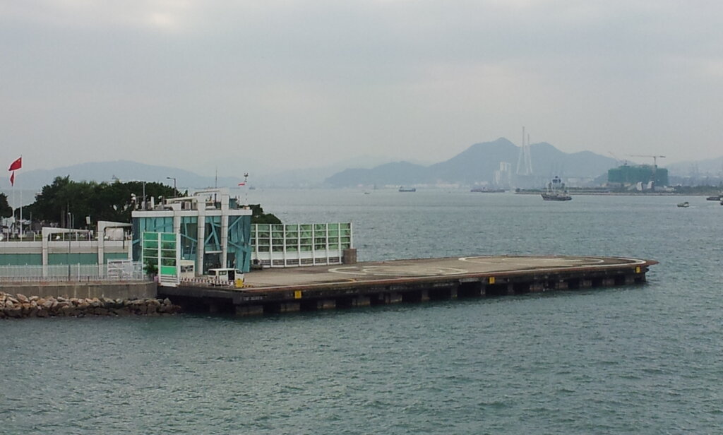 Helikopter pisti Hong Kong Convention & Exhibition Centre Heliport, Hong Kong, foto
