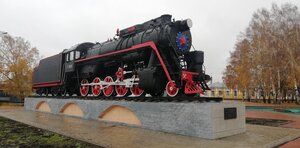 Teknoloji anıtı Паровоз Л-3640, Topki, foto