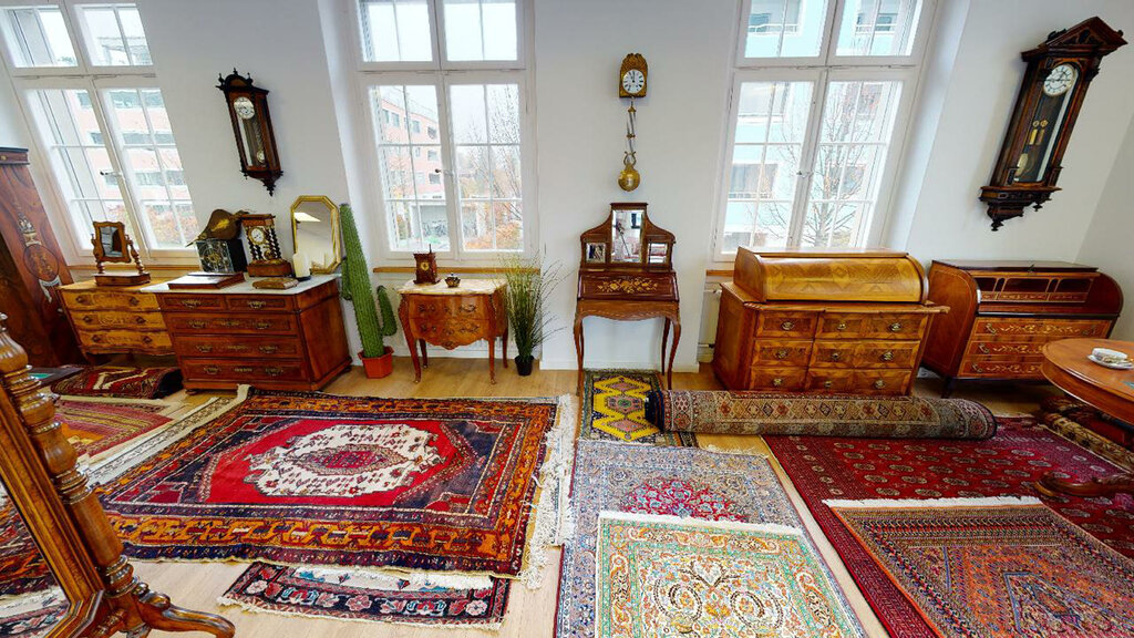 Antikacı dükkanları Ludins Raritäten, Aargau, foto
