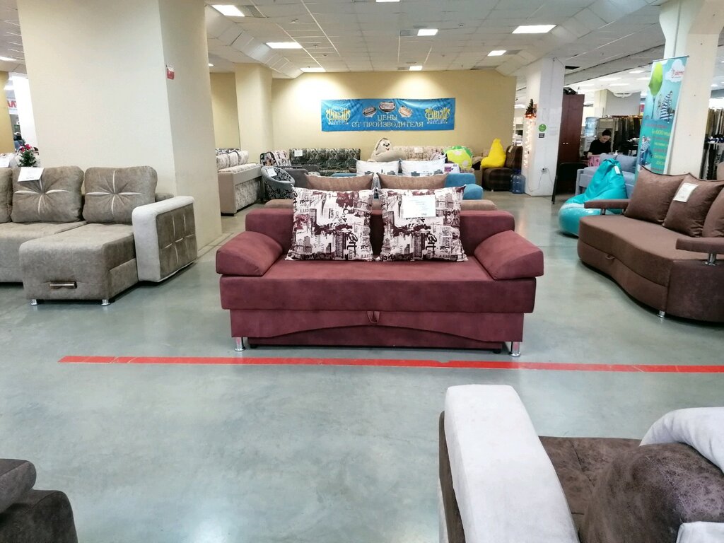 Koltuk takımı mağazaları Mebelny salon Roman, Novosibirsk, foto