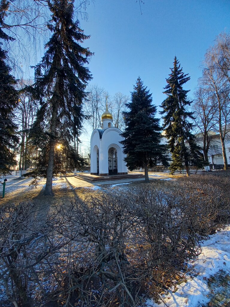 Şapel, haç anıtı Chasovnya V Noginske, Noginsk, foto