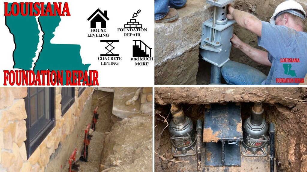 Beton ve beton ürünleri üreticileri Louisiana Foundation Repair, Louisiana Eyaleti, foto