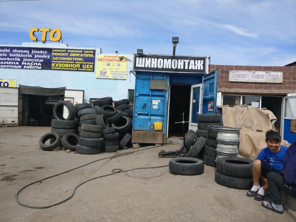 Oto lastik tamiri Tire service, Astana, foto
