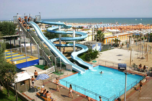 Otel Villa del Parco, Rimini, foto