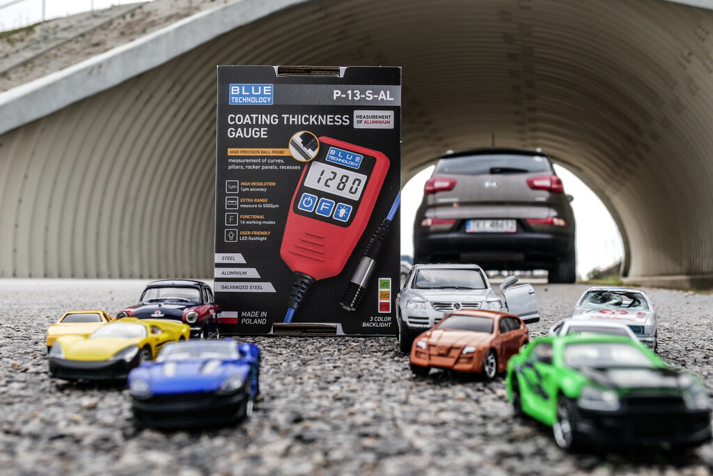 Oto aksesuarları Blue Technology Coating thickness gauges for cars, Varşova, foto
