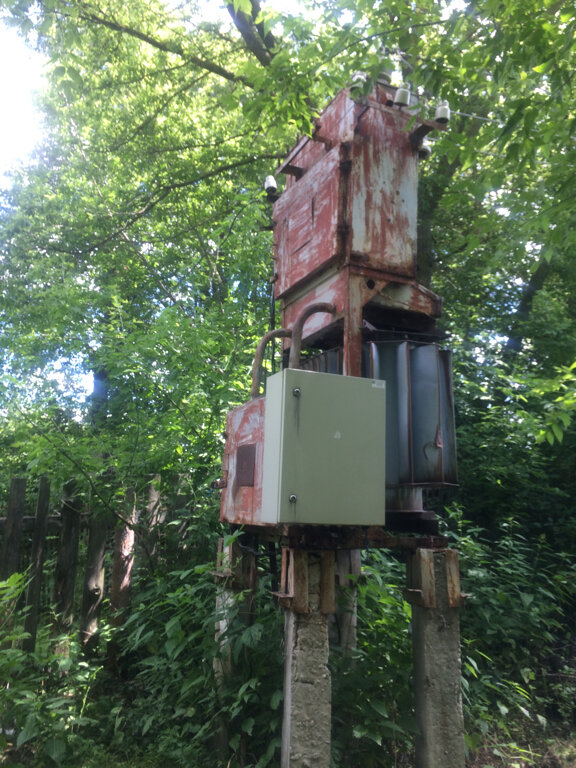 Mühendislik altyapısı Комплектная трансформаторная подстанция № 3507 станции Вышгород, Riazanskaya oblastı, foto