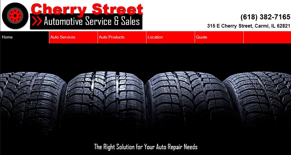 Oto kaporta Cherry Street Automotive Service & Sales, İllinois, foto