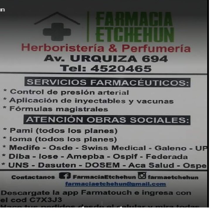 Eczaneler Farmacia Etchehun - Perfumeria - Herboristeria, Bahia Blanca, foto