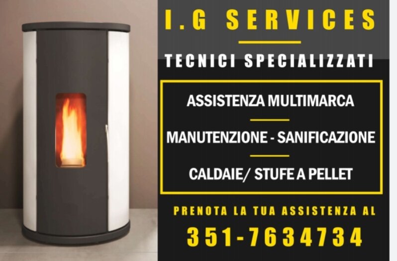 Baca temizliği hizmetleri Manutenzione e Assistenza Stufe a Pellet - I. G. Services, Sardunya, foto