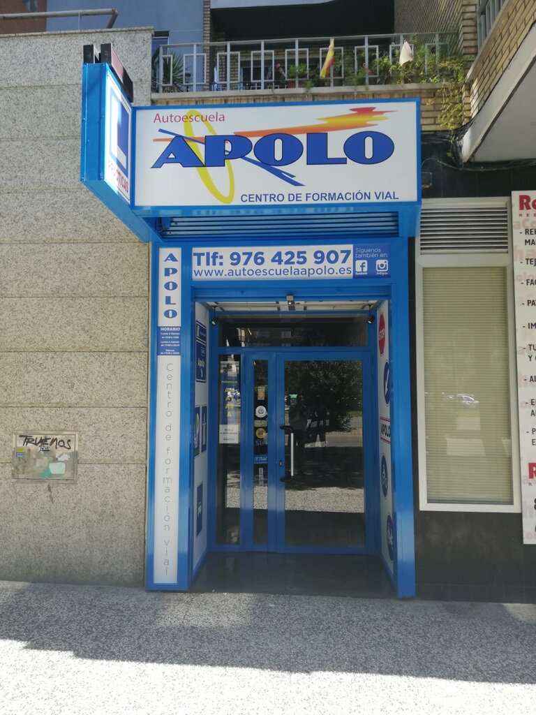 Sürücü kursları Autoescuela Apolo Español, Zaragoza, foto
