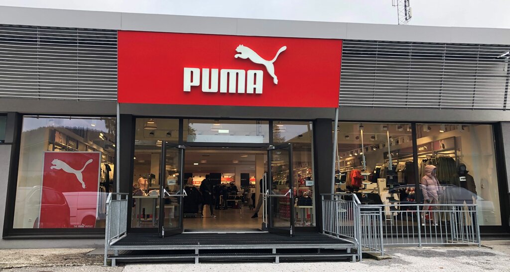 Giyim mağazası Puma Outlet Viktring-Klagenfurt, Karintiya, foto