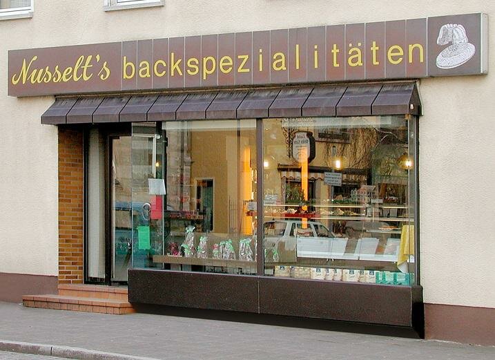Ekmek fırını Bäckerei Nusselt, Bavyera, foto