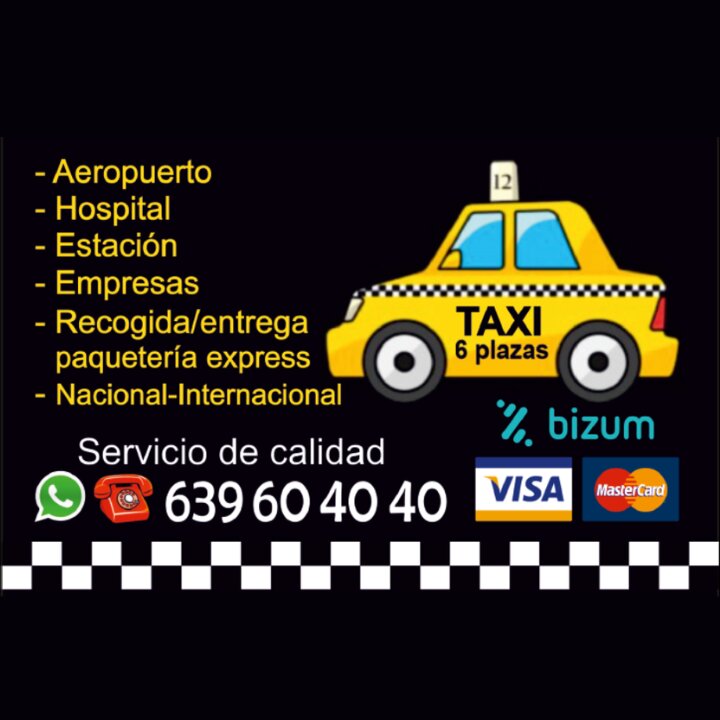 Taksi Taxi Alzira Juanma Peña - 6 plazas, Valensiya, foto