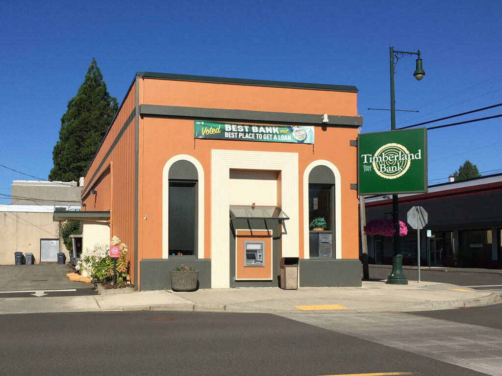 ATM'ler Timberland Bank, Washington Eyaleti, foto