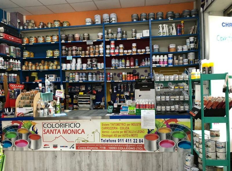 Boya ekipmanları Colorificio Santa Monica, Piyemonte, foto