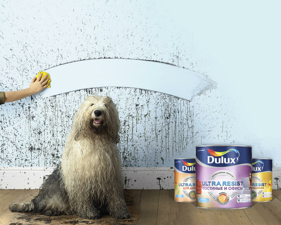 Boya ve cila malzemeleri üretim ve satış yerleri Dulux, Irkutsk, foto