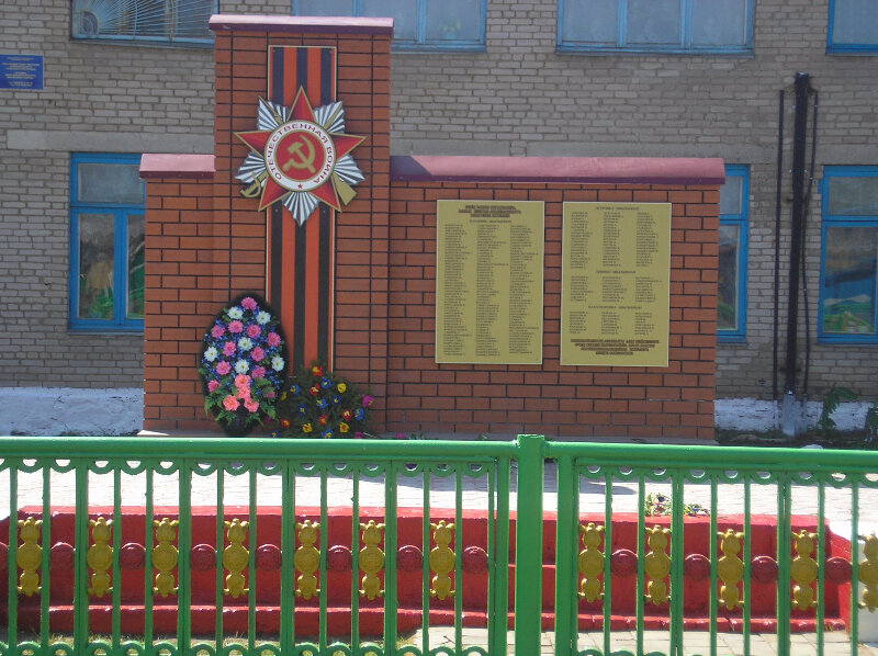 Anıt, heykel Обелиск погибшим воинам-уроженцам с.Кавзияково, Tataristan, foto