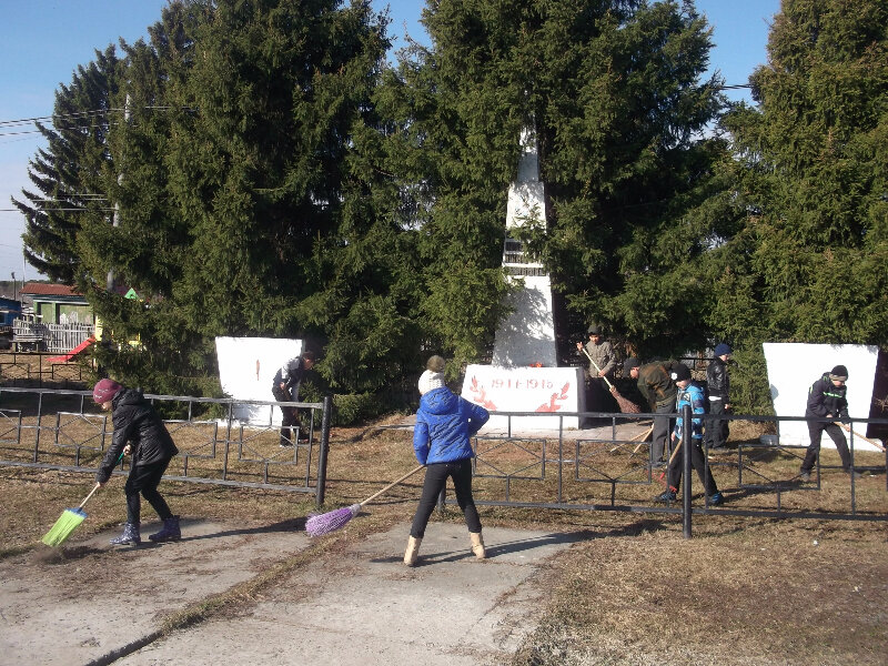 Anıt, heykel Участникам Великой Отечественной войны, Tümen (Tiumenskaya) oblastı, foto
