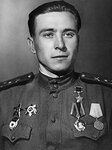Герою Советского Союза Владимиру Сергеевичу Алхимову (ulitsa Lipatenkova No:7, derevnya Smetanino), anıt levhası, anıt taş  Smolenskaya oblastından
