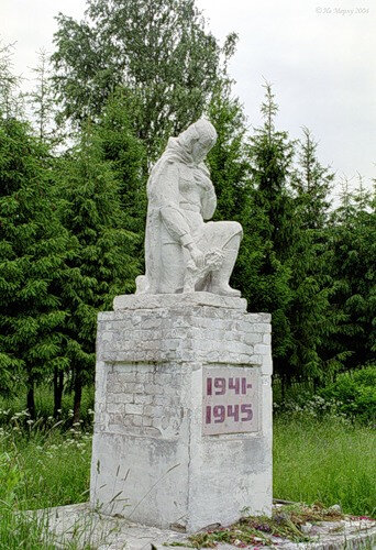 Anıt, heykel Землякам, погибшим в годы ВОВ, Kostromskaya oblastı, foto