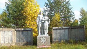 Воинам, погибшим в Великой Отечественной войне (Kirov Region, Orlovskoye selskoye poseleniye, derevnya Tsepeli), anıt, heykel  Kirovskaya oblastından