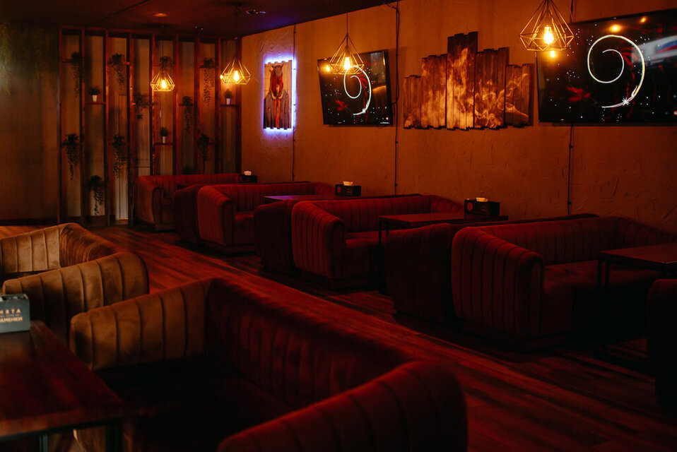 Nargile kafeler Myata Lounge, Moskova, foto