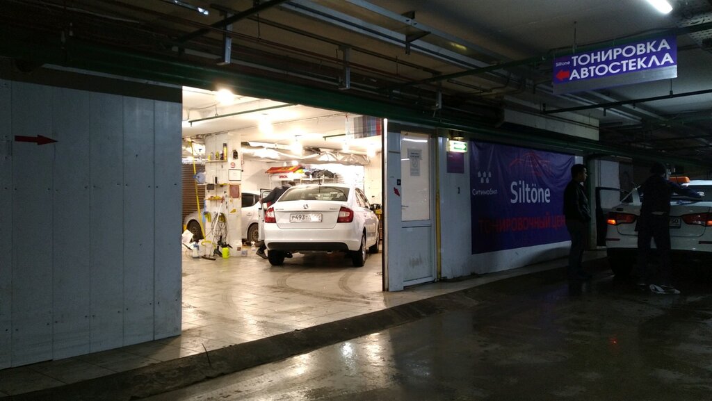 Araç camlarının renklendirilmesi Siltöne, Moskova, foto