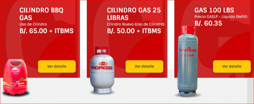 Gaz ekipmanları Tropigas de Panamá, Dünya, foto