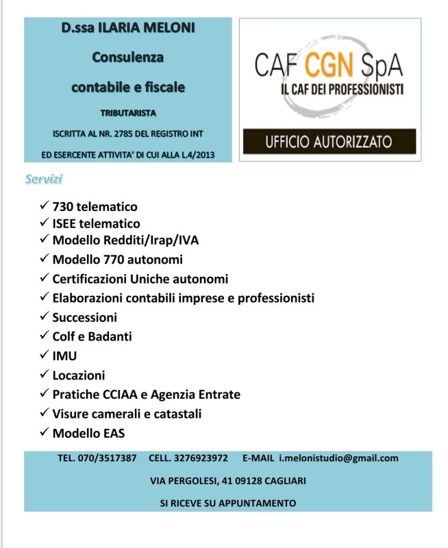 Muhasebeciler Caf Cgn Ufficio Autorizzato, Cagliari, foto