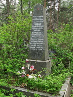 Anıt, heykel Братская могила советских летчиков, Sestroretsk, foto