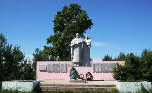 Воинам-односельчанам, погибшим в годы Великой Отечественной войны (Novosibirsk Region, Cherepanovskiy rayon, selo Yarki), anıt, heykel  Novosibirskaya oblastından