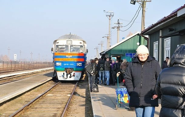 Tren istasyonu станция Заболотье, Volyn oblastı, foto